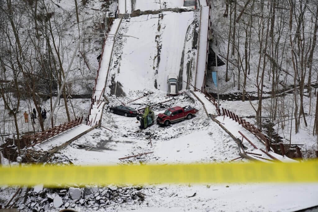 FOTOS: Colapso de puente en Estados Unidos dejó heridos de gravedad ...